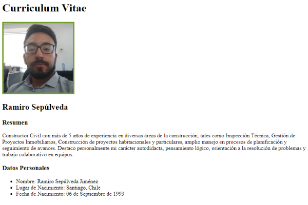 CV Ramiro Sepúlveda